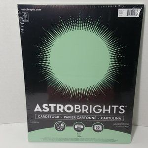 Astrobrights | Office | Astrobrights Cardstock Scrapbook Paper Green ...